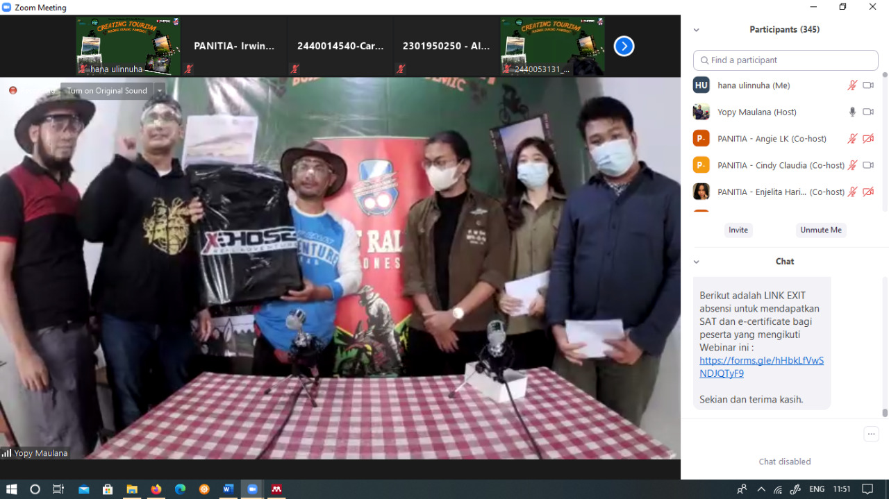 Creating Tourism Business During Pandemic Webinar Virtual Tour